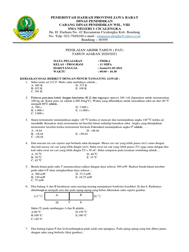 Fisika Kelas XI MIPA | PDF