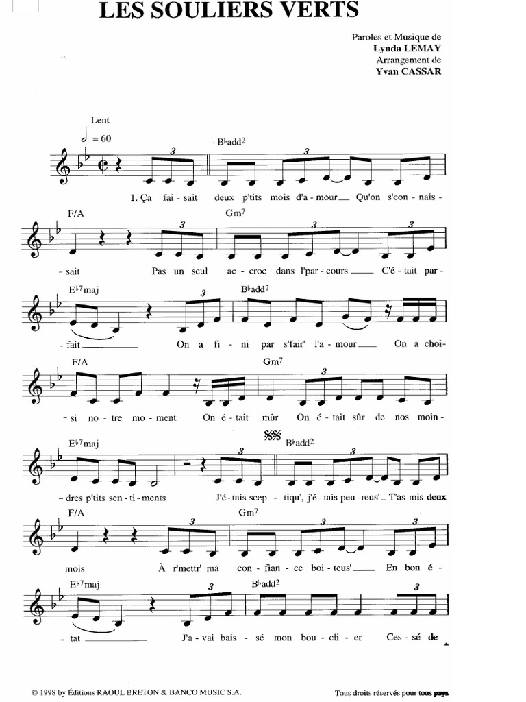 Les Souliers Verts | PDF