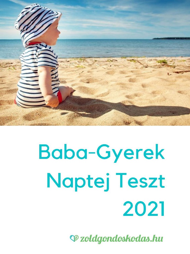 Baba Gyerek Naptej Teszt 2021 1 | PDF