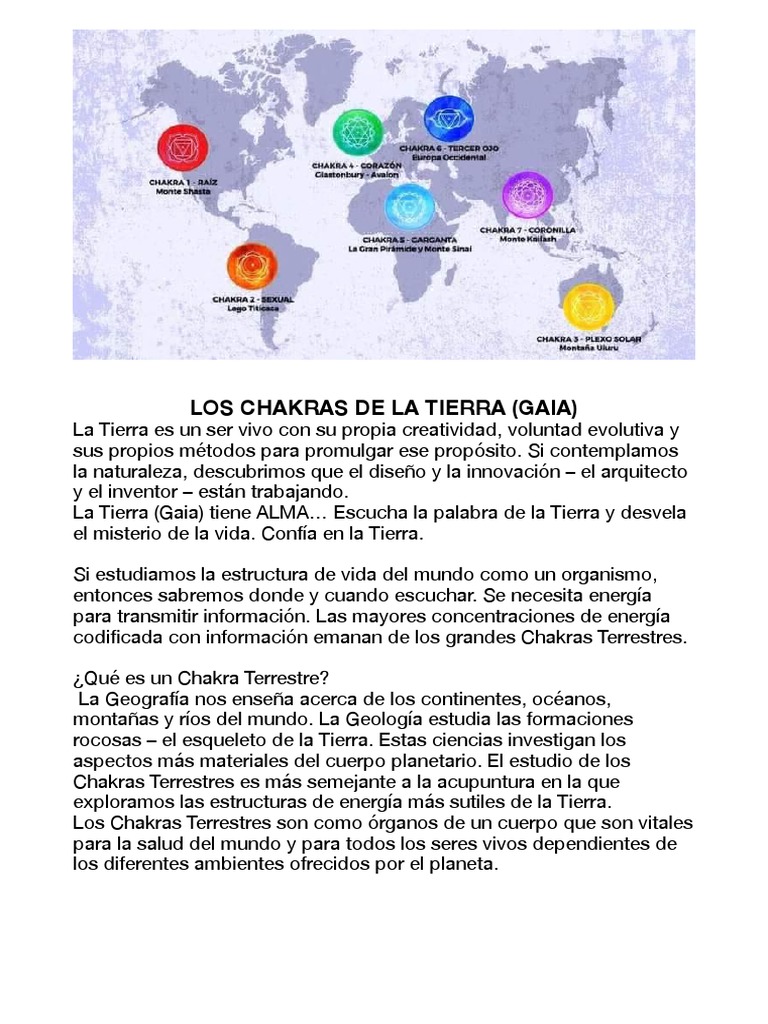Chakras Gaia | PDF | Tierra | Luna