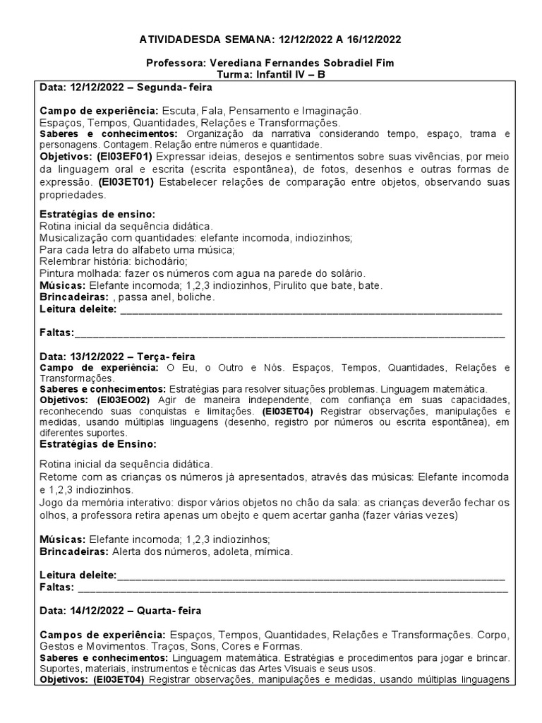 Plano de Aula 12 A16-12 | PDF | Escrita | Desenho