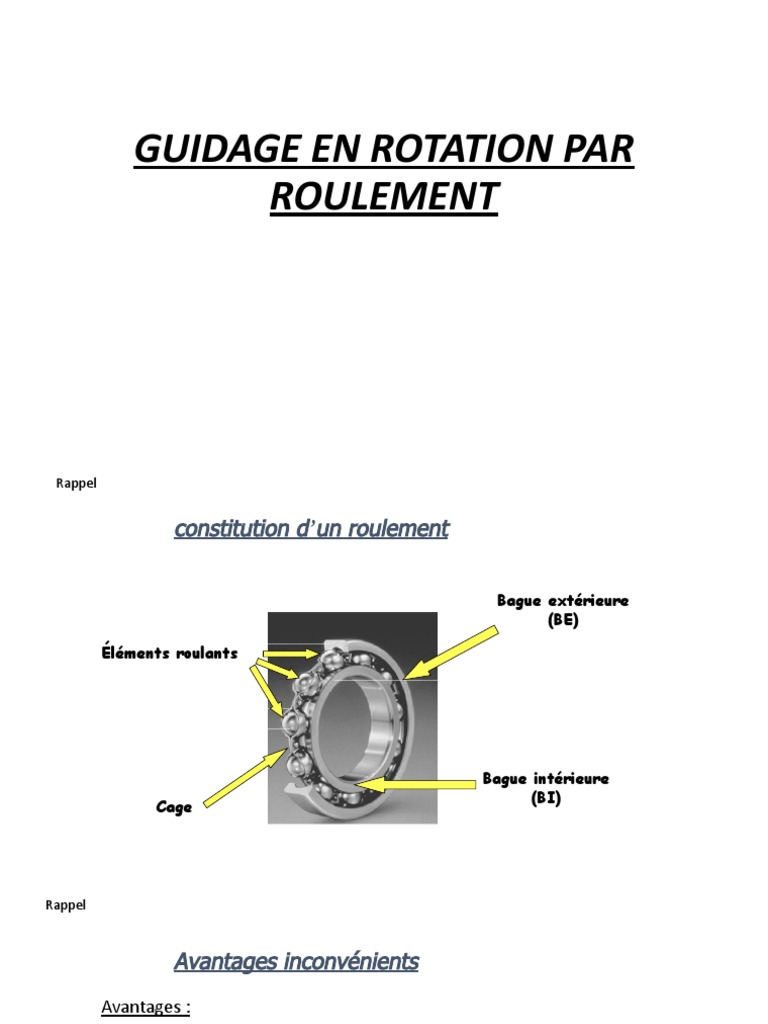 Guide Complet des Roulements et Montages | PDF | Science des matériaux | Mécanique newtonienne