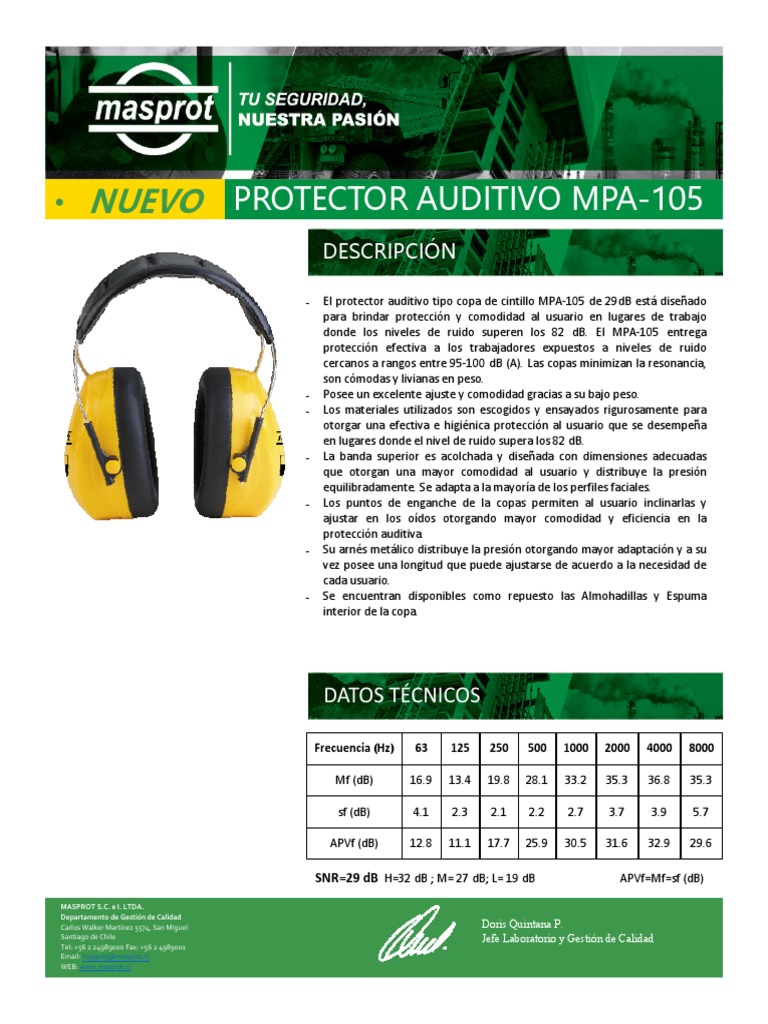 FICHA TECNICA - Fono-MPA-105 | PDF