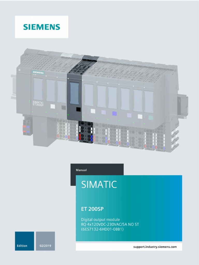 Et200sp RQ 4x120vdc 230vac 5a No ST Manual en-US en-US | PDF | Relay ...