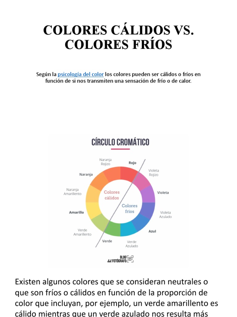 Colores Cálidos VS | PDF