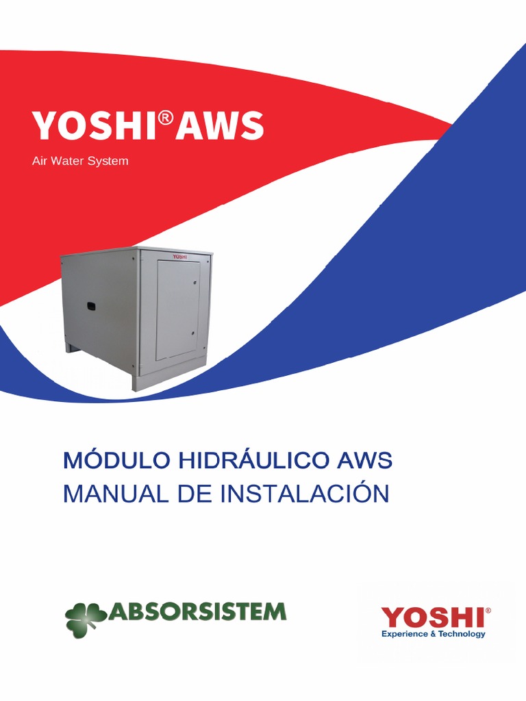 Aisin GEHP - AWS F1 - Manual Instalación | PDF | Bomba | Refrigerador