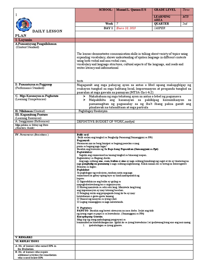MTB-DLP q2 Week7 | PDF