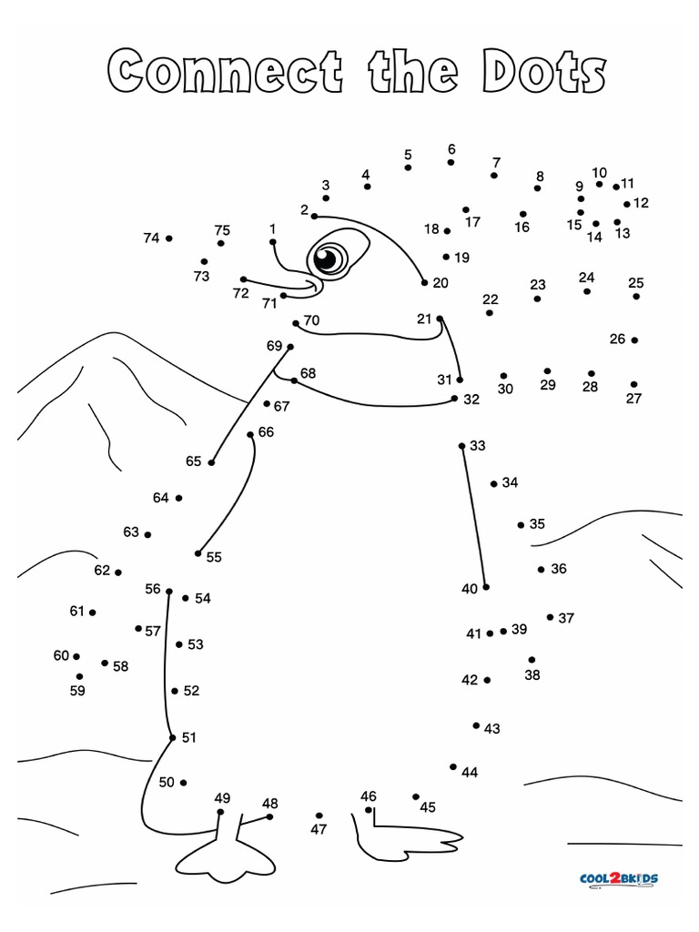 Winter Dot To Dot Worksheets | PDF