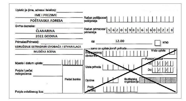 Instrukcije Za Placanje Clanarine 2022 | PDF