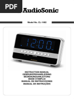 Ultronic Clock CL-266 - Instructions | PDF | Clock | Time