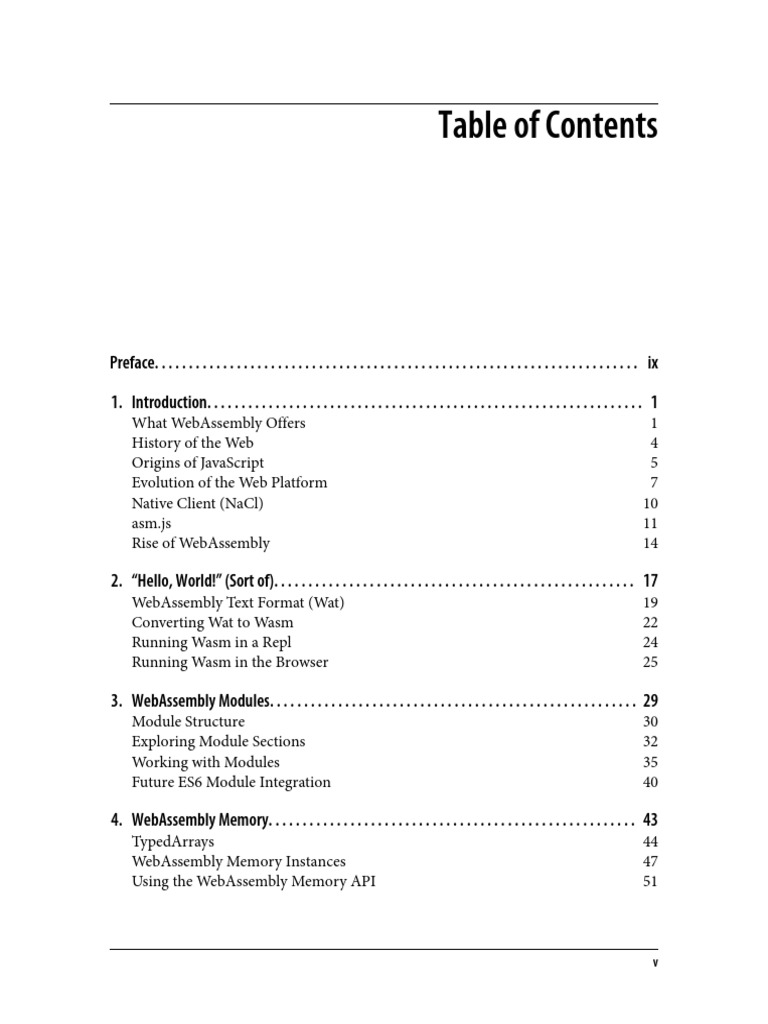 Toc Pdf Library Computing C Programming Language