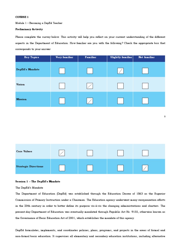Final Course 1 Tip | PDF | Teachers | Learning