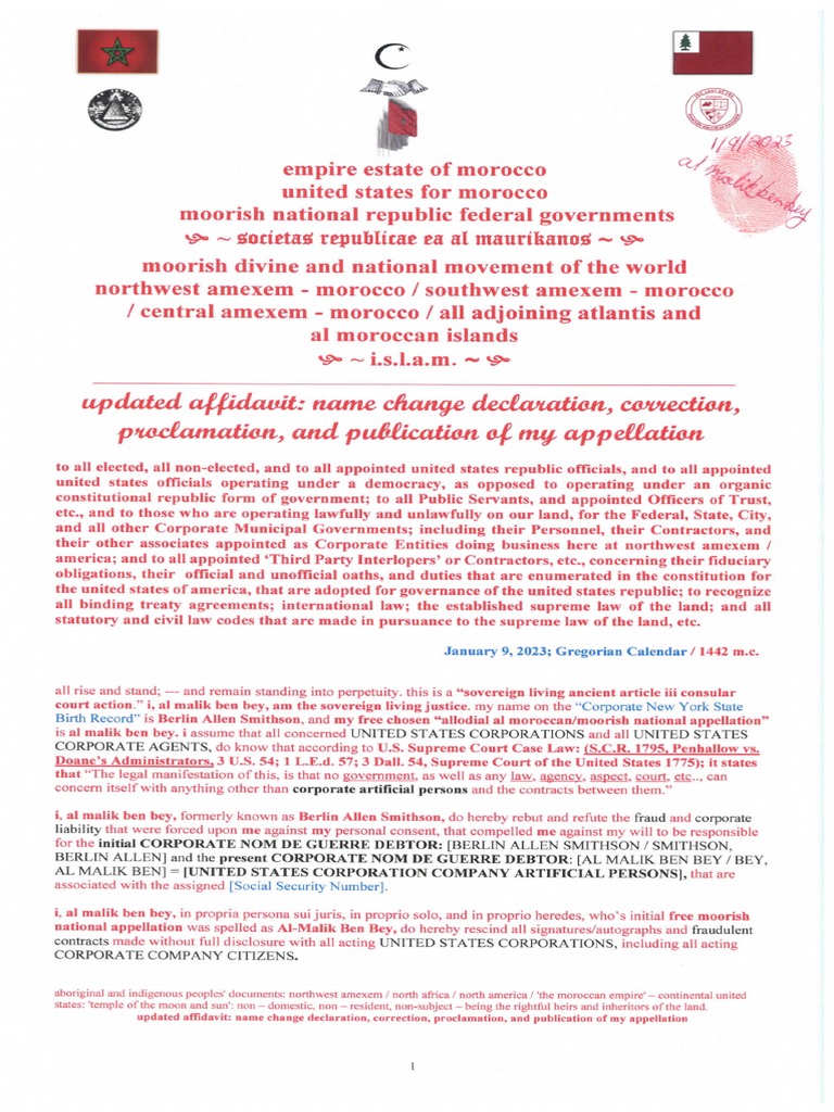 Img01/09/2023 - 0001 Updated Affidavit: Name Change Declaration ...