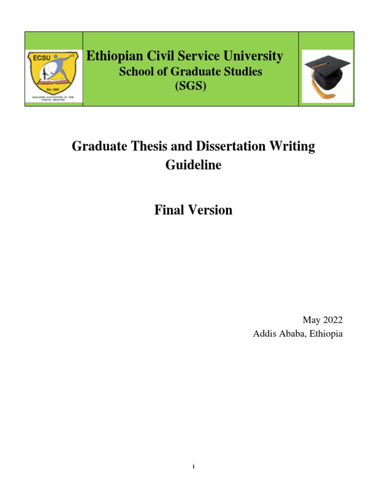 Thesis-Dissertation Writing Guideline Final Version PDF | PDF | Thesis | Citation