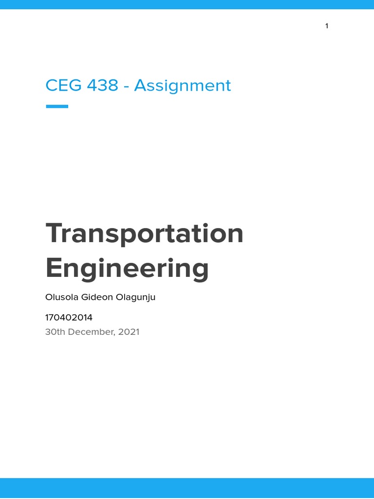 CEG 438 Assignment 1 | PDF | Belt (Mechanical) | Anchor