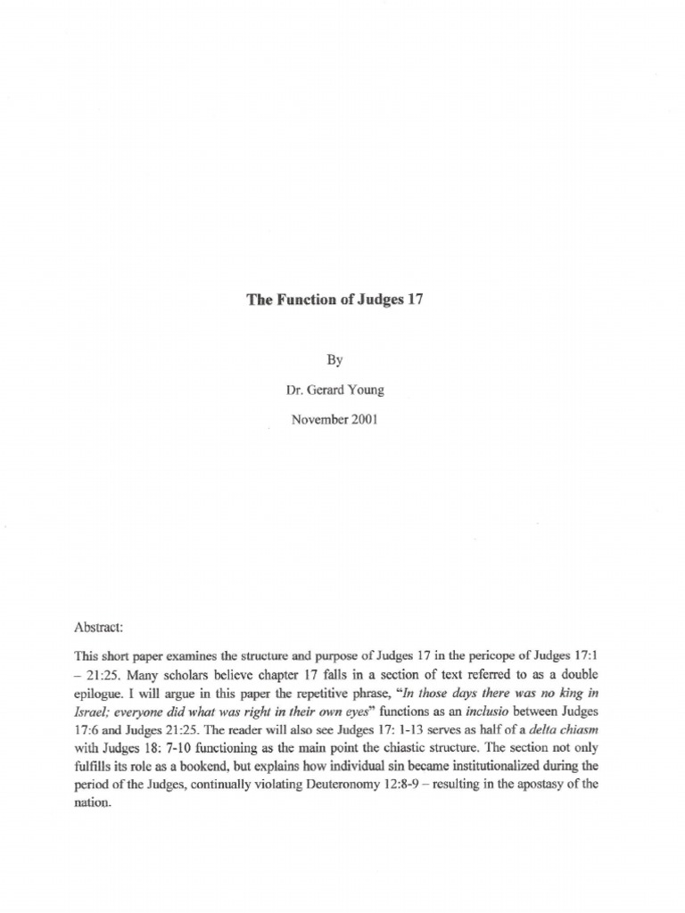 The Function of Judges 17 | PDF