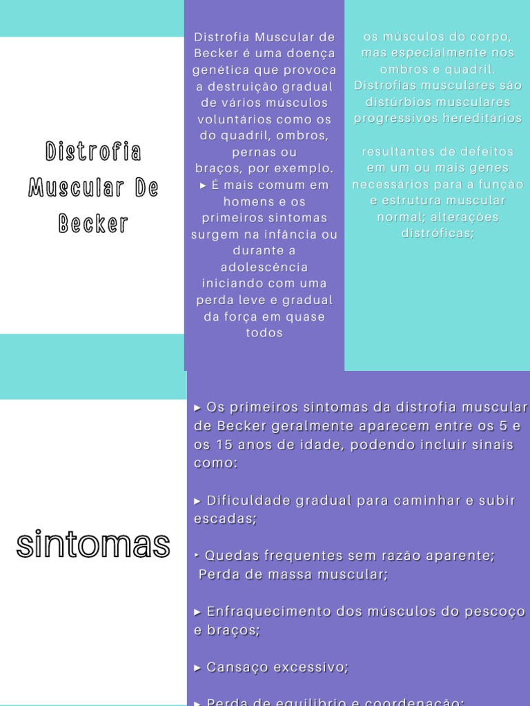 Distrofia Muscular de Becker | PDF | Distrofia muscular | Músculo ...