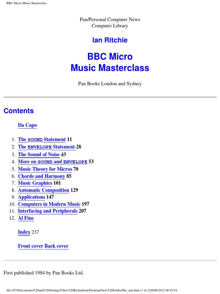 BBC Music Masterclass | PDF | Tempo | Pitch (Music)