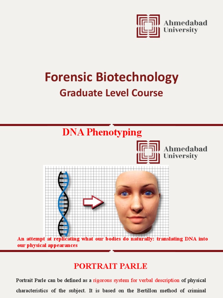 DNA Phenotyping New | PDF | Phenotype | Dna