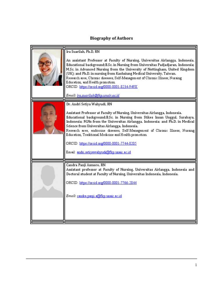 Biography of Authors | PDF