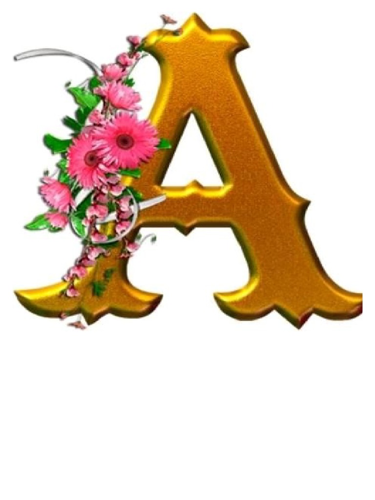 Letras Doradas para Imprimir PDF | PDF