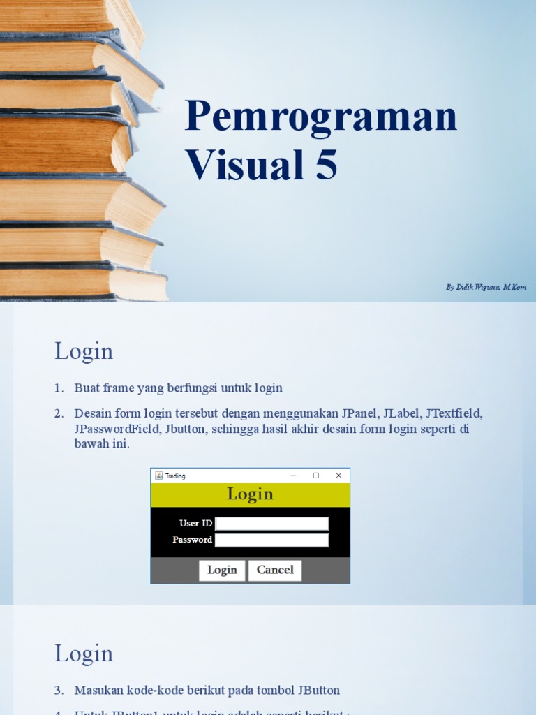 Pemrograman Visual 5 | PDF