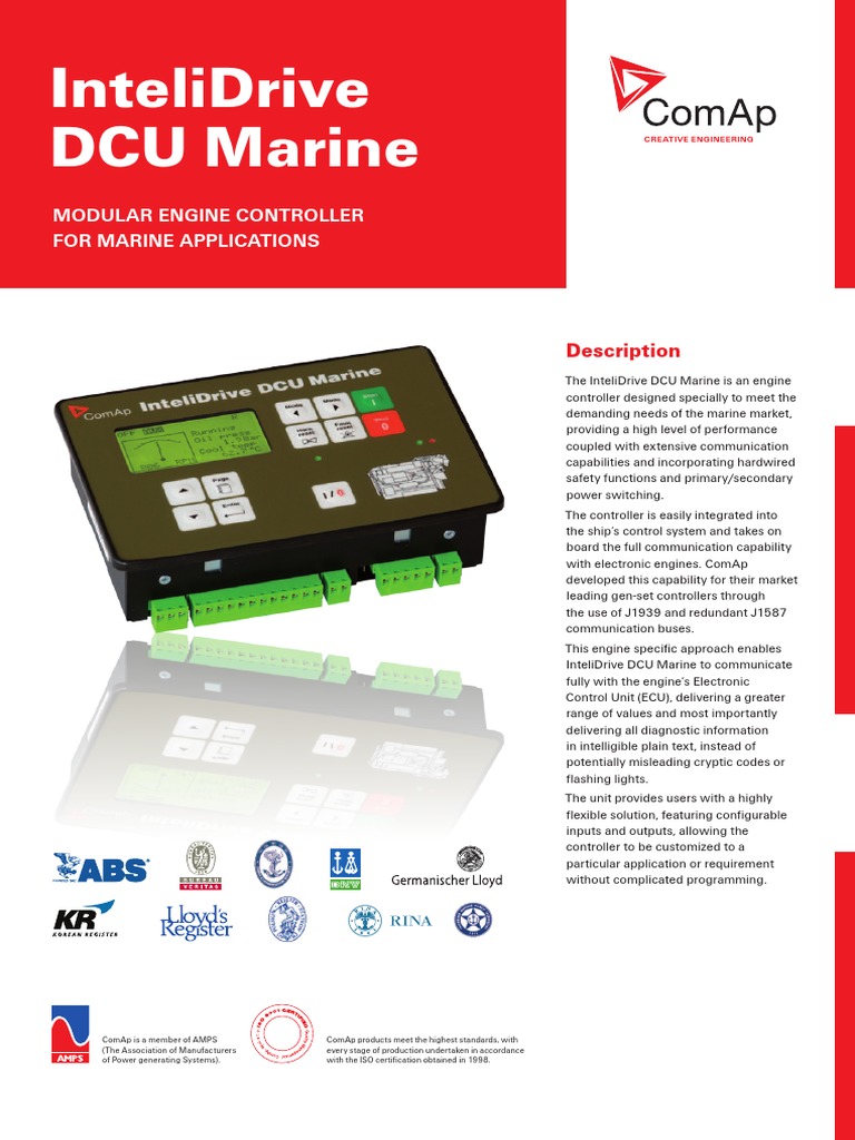 inteli-drive-dcu-marine-engine-controller | PDF | Programmable Logic ...