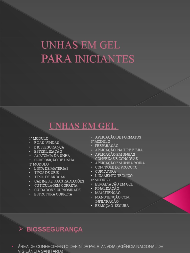 Unhas em Gel Pronto! | PDF | Unha | Ultravioleta