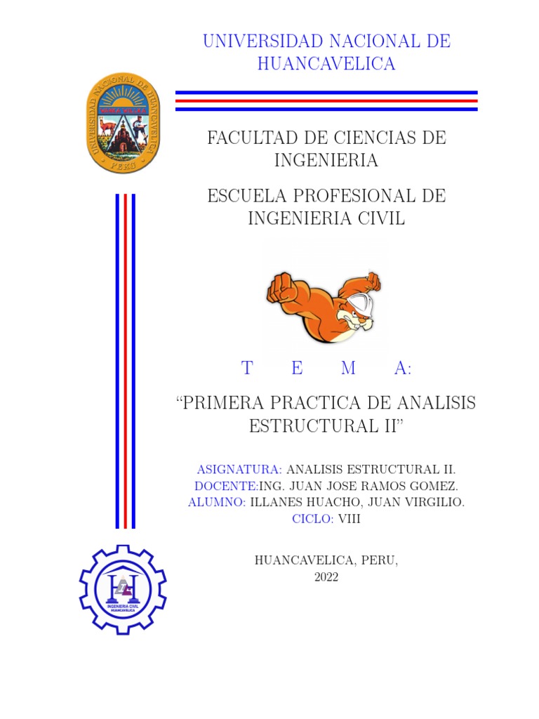 Metodo Matricial en Vigas, Porticos y Armaduras. UNH 2022 - II | PDF | Física Aplicada e ...