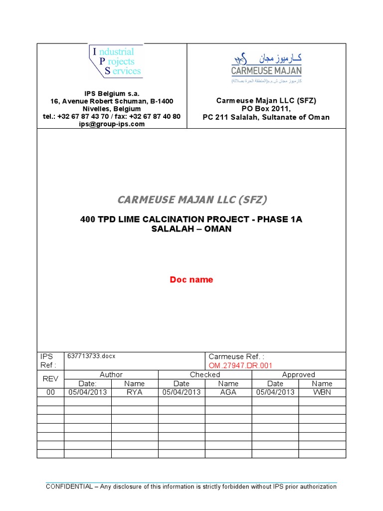 Cover Page WORD | PDF
