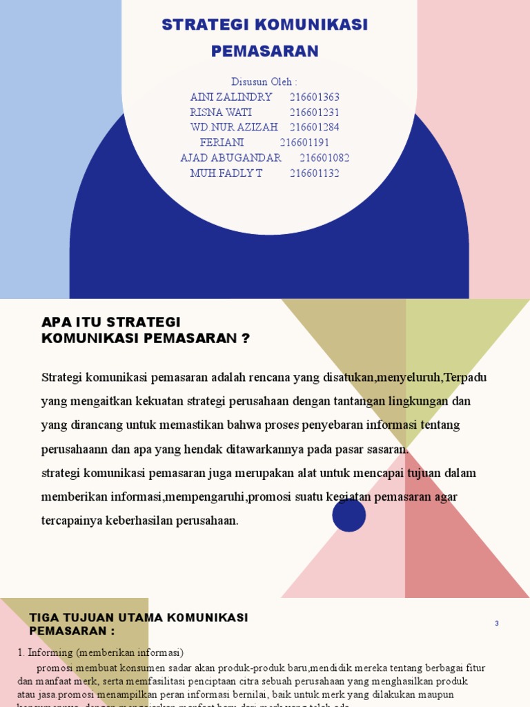 Strategi Komunikasi Pemasaran Pdf