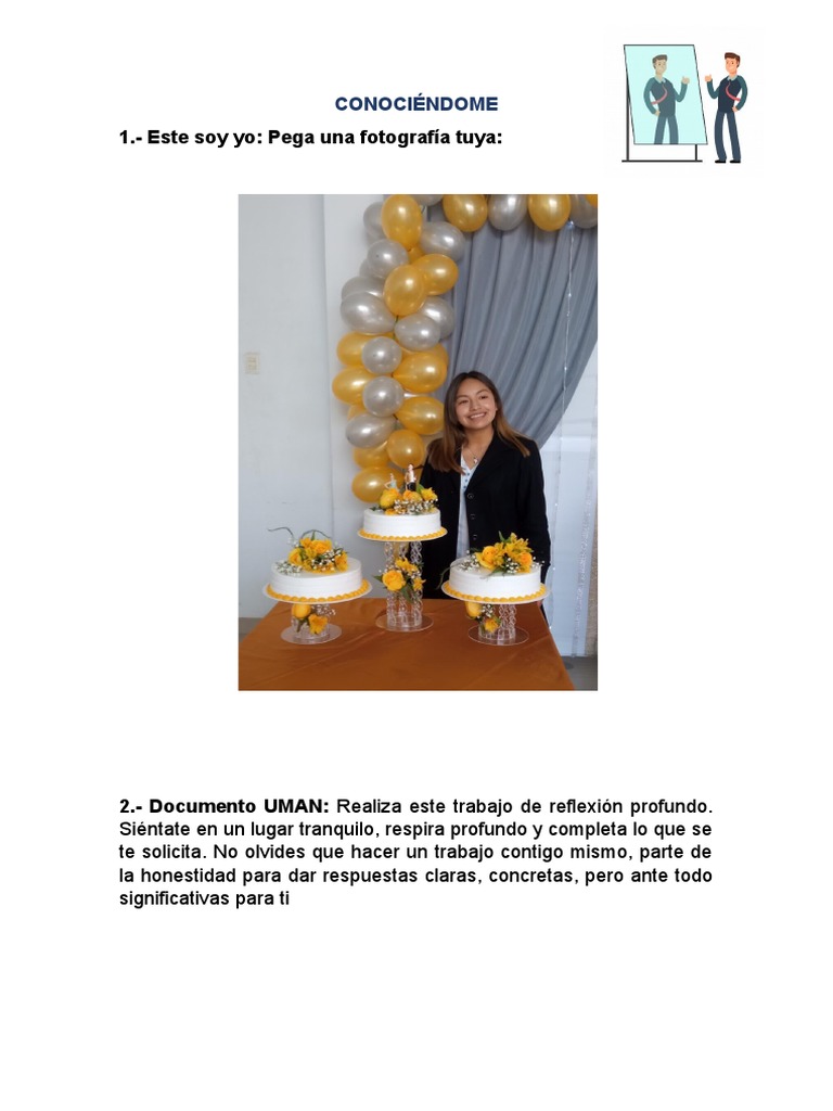 Conociéndome Taller 2 Pdf Autoestima Conceptos Psicologicos