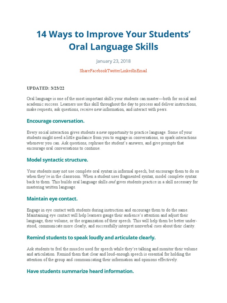 14 Ways To Improve Your Students Reading Using Big Six | PDF | Phonics ...