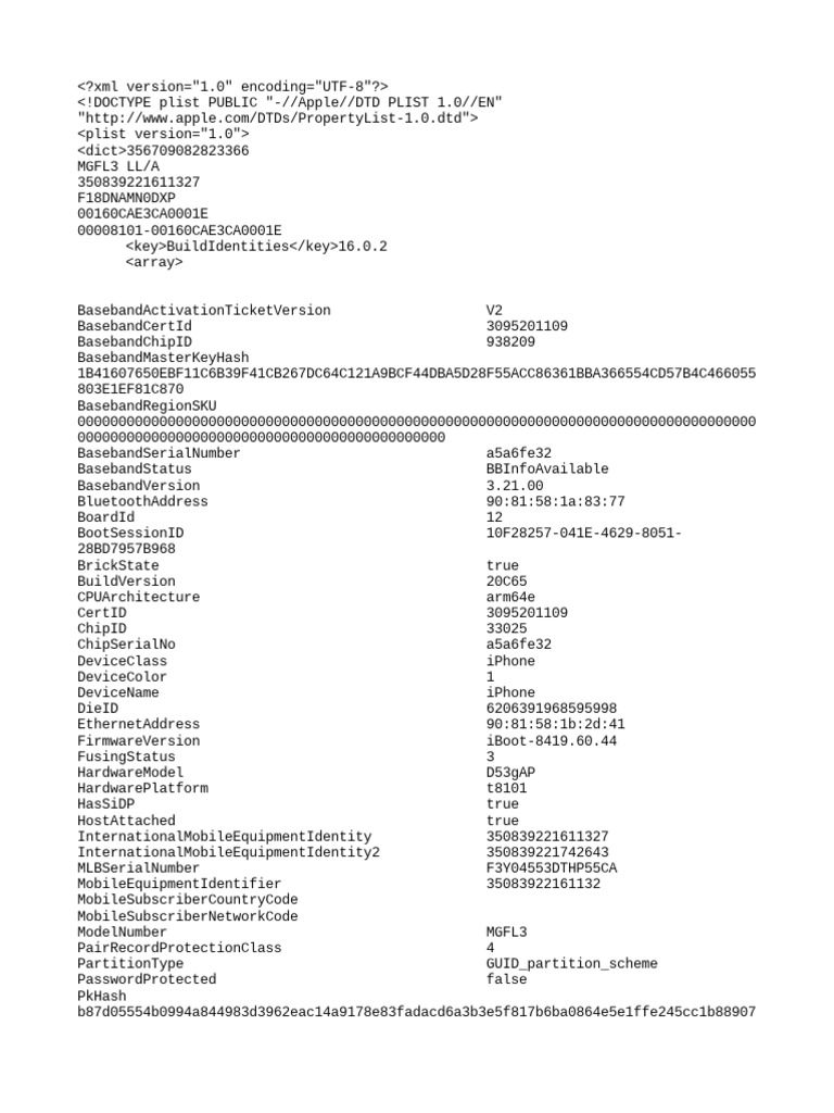 ICloud ID Backup 16.0.2 | PDF | Computer Hardware | Mobile Computers