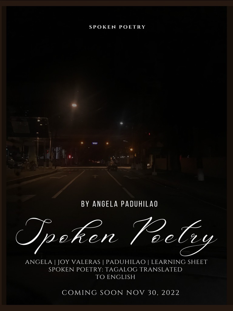 GROUP 1 Spoken Word Poetry | PDF