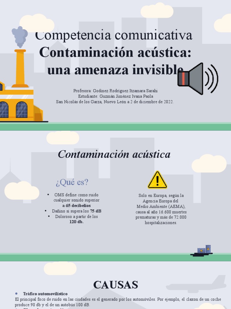 ¿Cuál Es El Impacto De La Contaminación Acústica En La Productividad ...