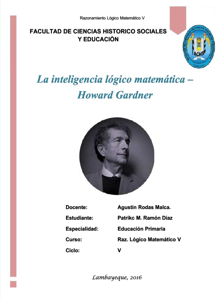 PDF 10 La Inteligencia Logico Matematica Howard Gardner - Compress | PDF | Inteligencia ...