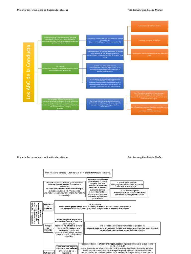 El Abc de La Conducta | PDF | Reforzamiento | Comportamiento