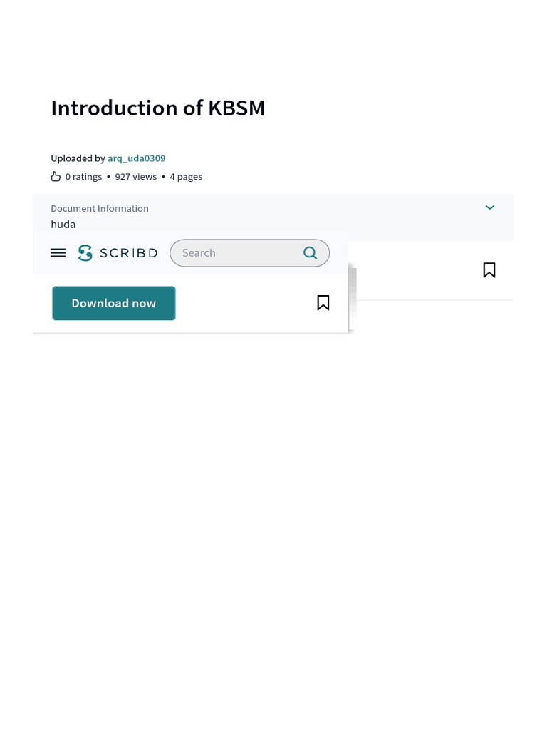 Introduction of KBSM - PDF - Curriculum - Secondary School | PDF | Curriculum | Schools