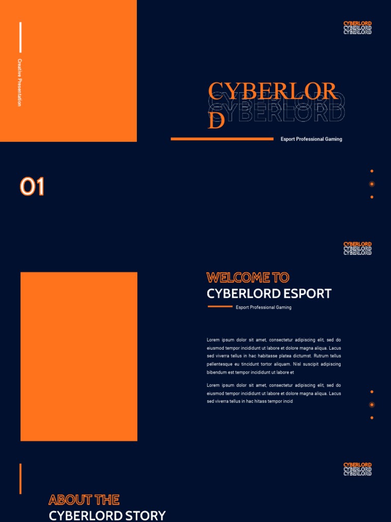 Cyberlord Esport PowerPoint | PDF