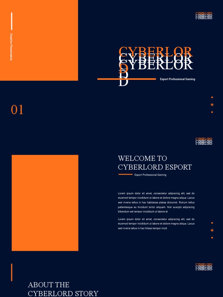 Cyberlord Esport PowerPoint | PDF | Gaming