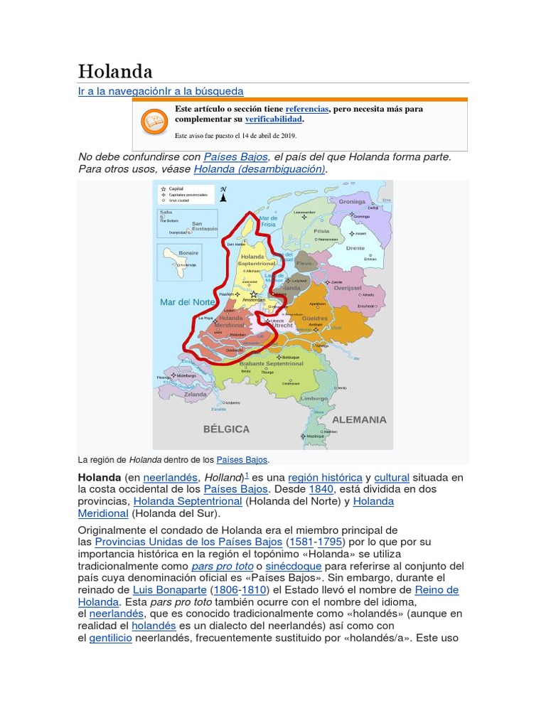 Holanda | PDF | Países Bajos