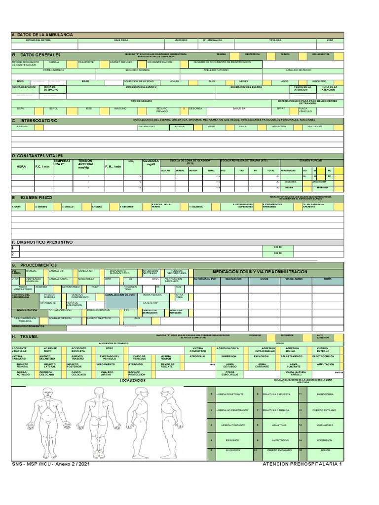 Informe de Atención Prehospitalaria | PDF | Reanimación cardiopulmonar | Parto
