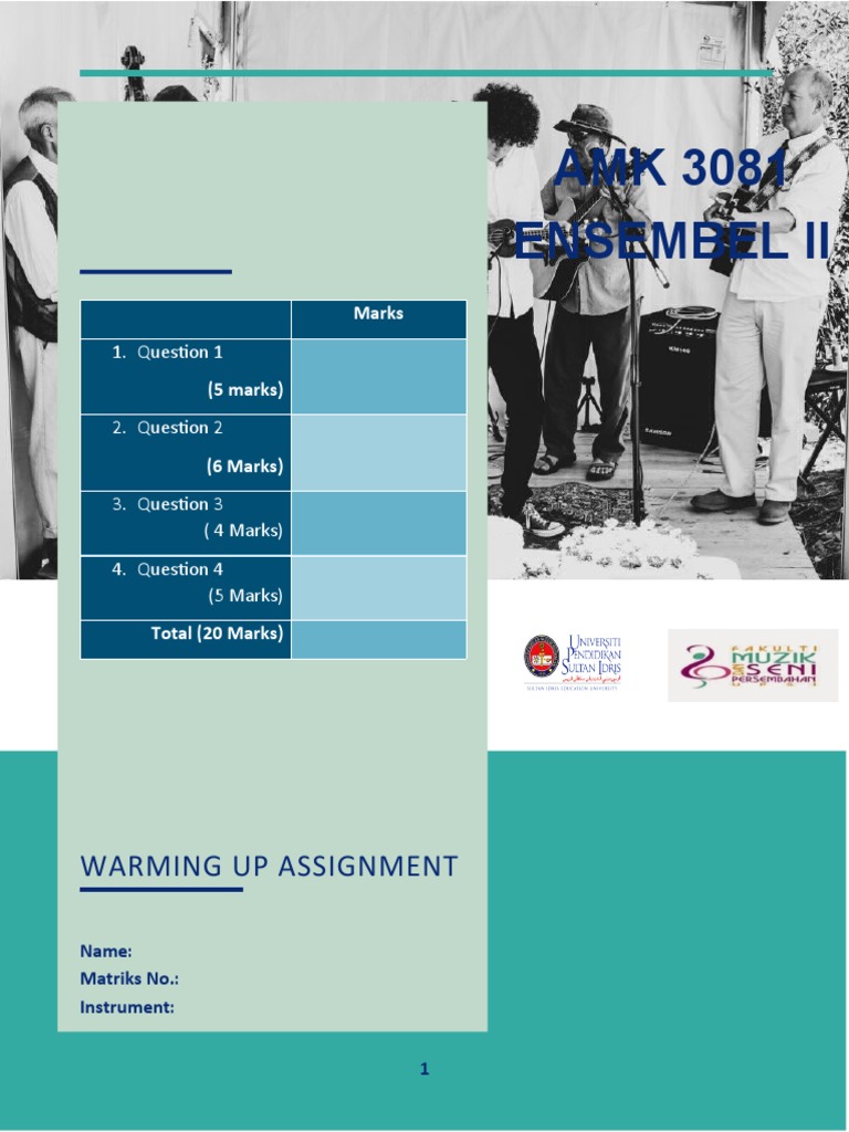 Warm Up Assignment | PDF