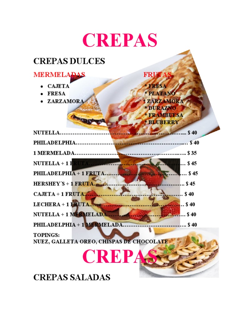 Crepas La Carta | PDF