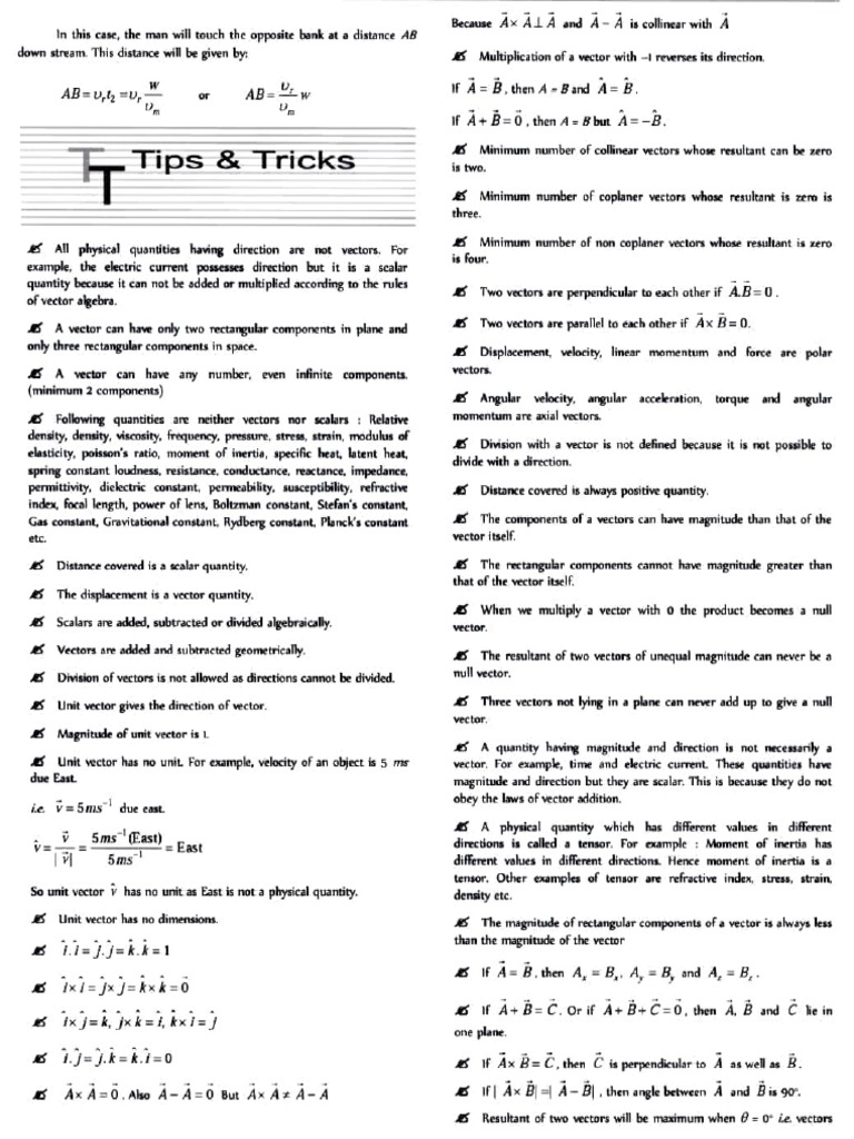 Vector For Physics Pdf Euclidean Vector Rotation Around A Fixed Axis
