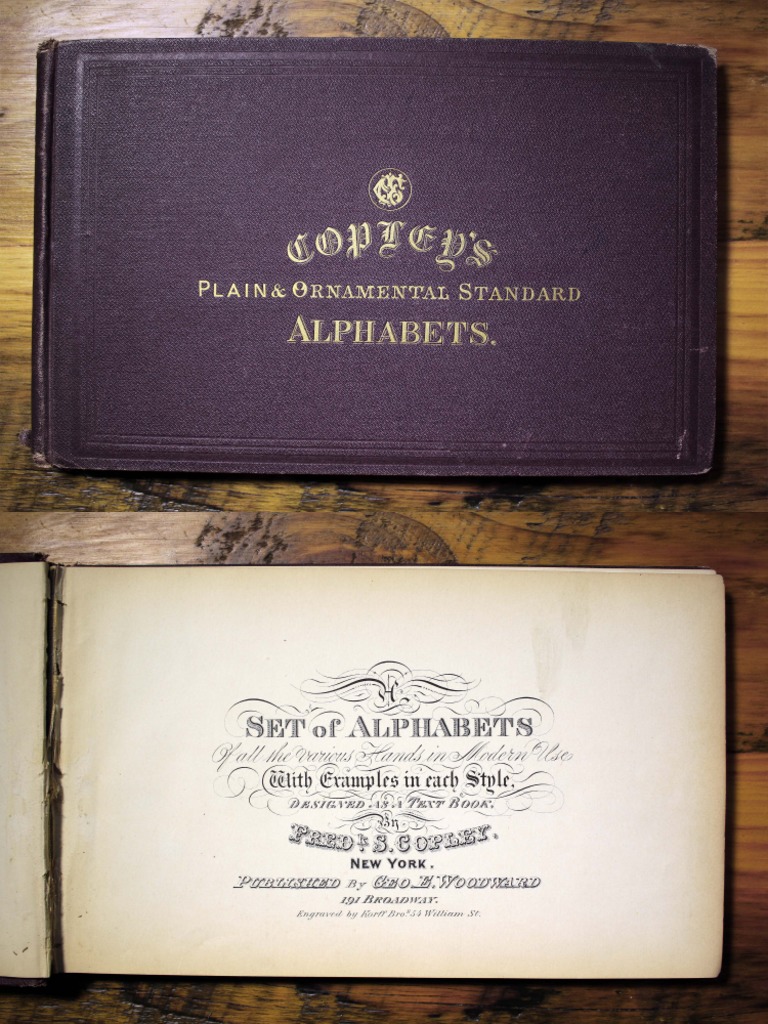 Copley's Plain & Ornamental Alphabets - Fredrick S. Copley - 1870 | PDF