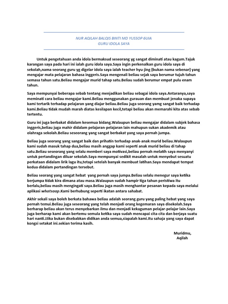 Pertandingan Menulis Karangan Pdf