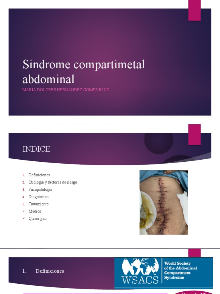 Sindrome Compartimental Abdominal | PDF | Causas de la muerte ...