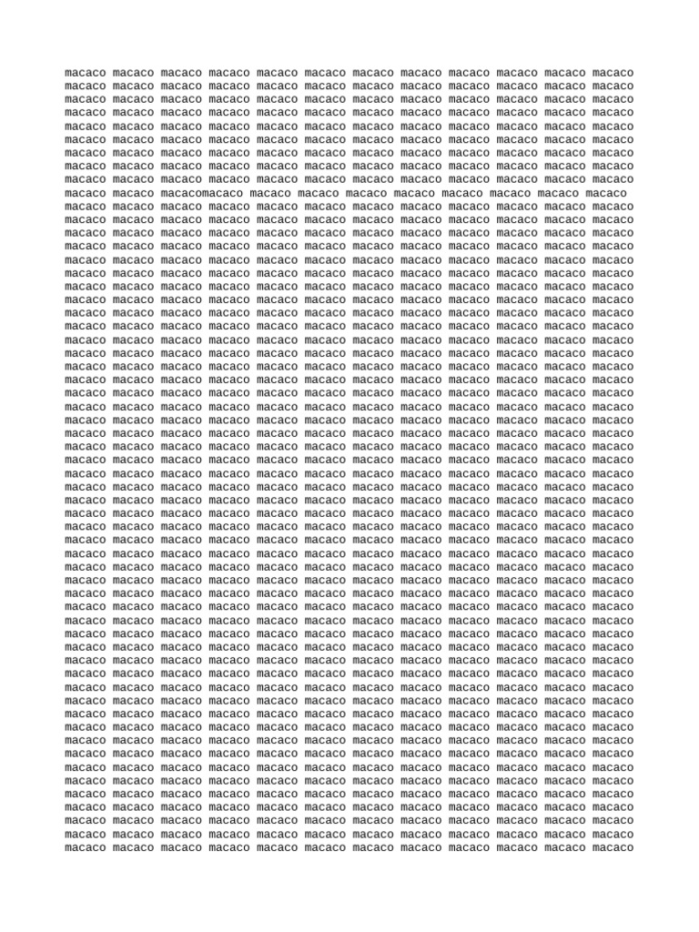 Macaco 2 | PDF